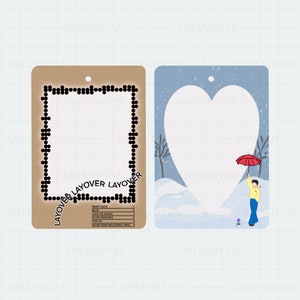 THV1 Acrylic Photocard Holder With Stand - Etsy