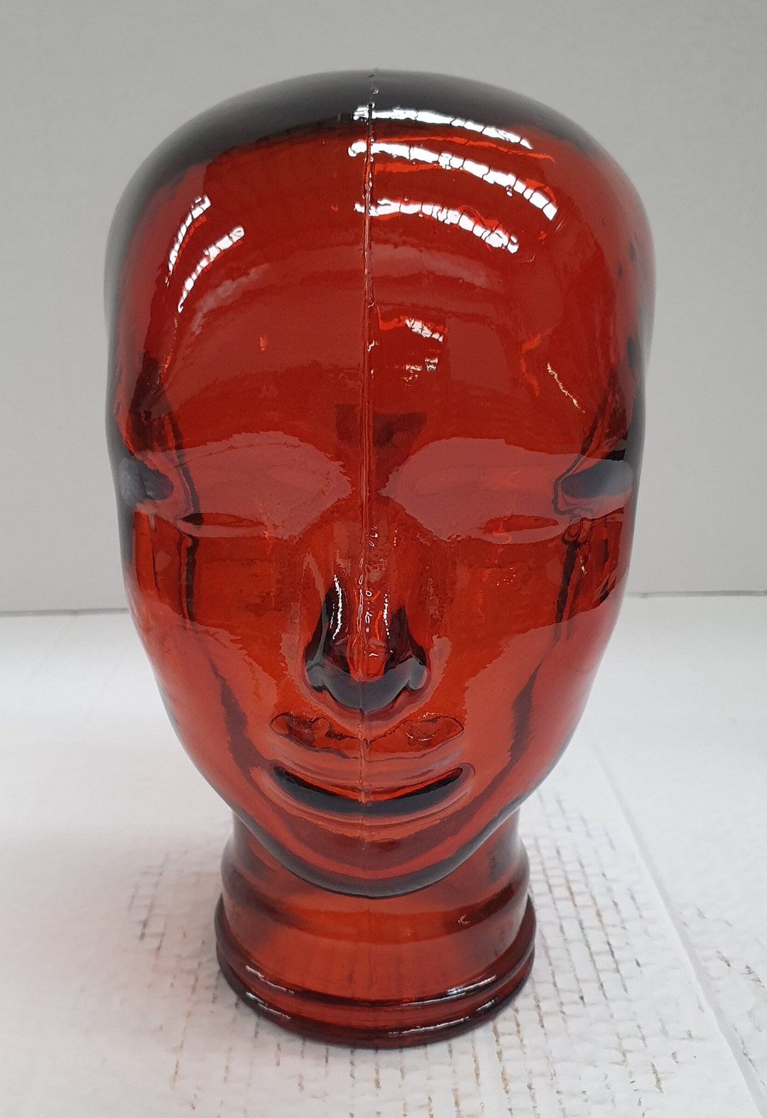 Glass Mannequin Head many Color Options Life Size 11.5 Tall While They ...