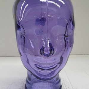 Glass Mannequin Head *many Color Options * Life Size 11.5" Tall * NEW ...