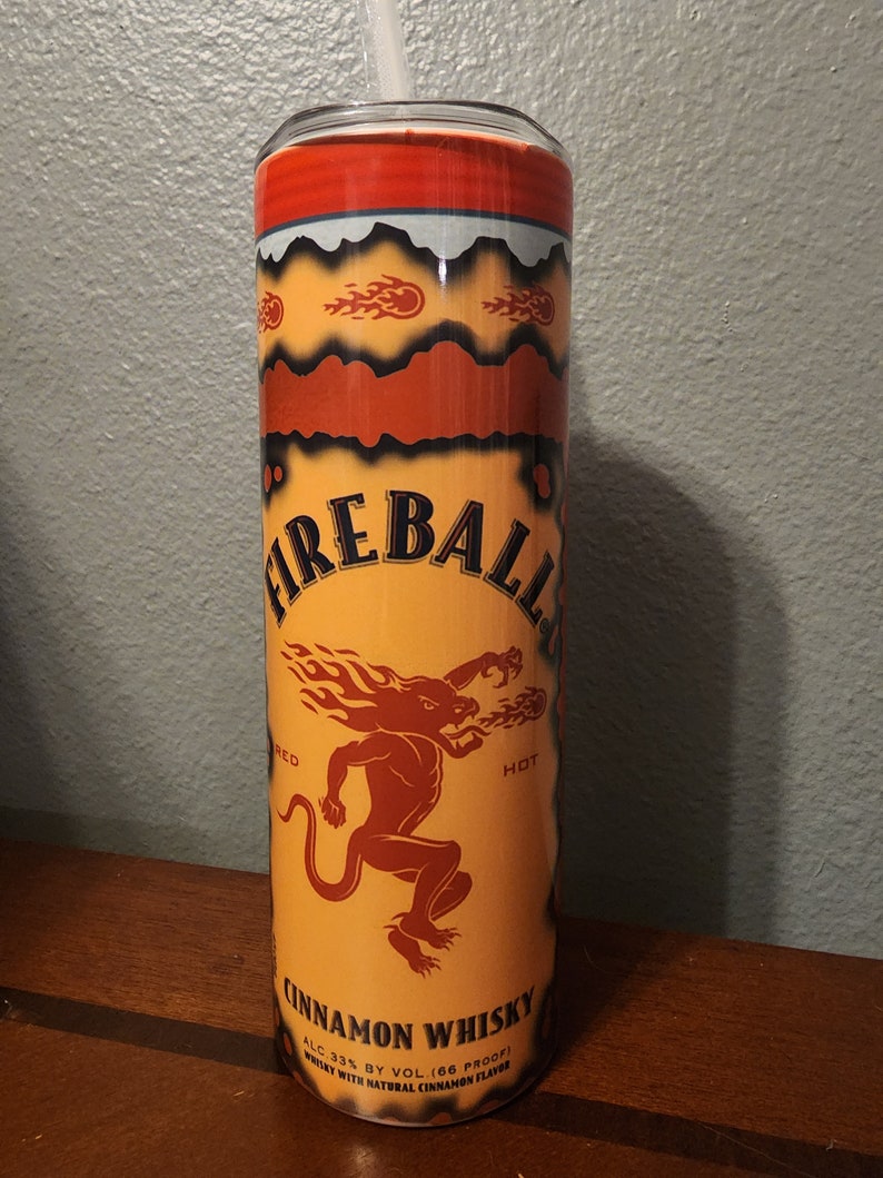 Fireball Tumbler - Etsy