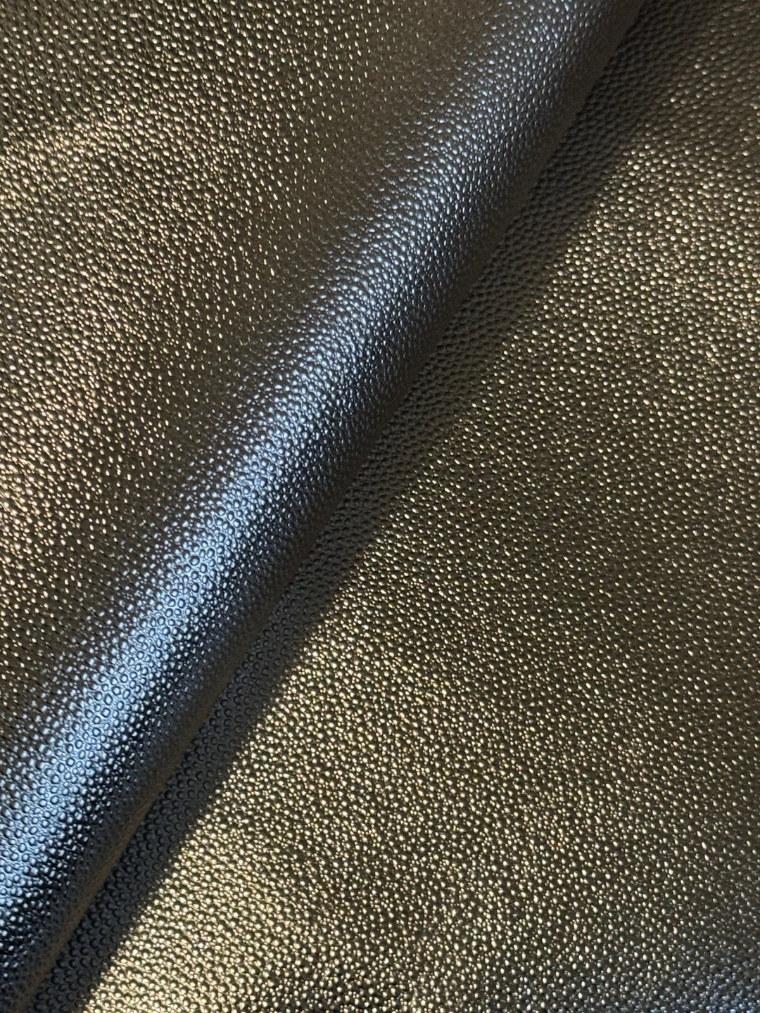 Metallic Silver Stingray Leather, Genuine Leather Sheets for Craft ...