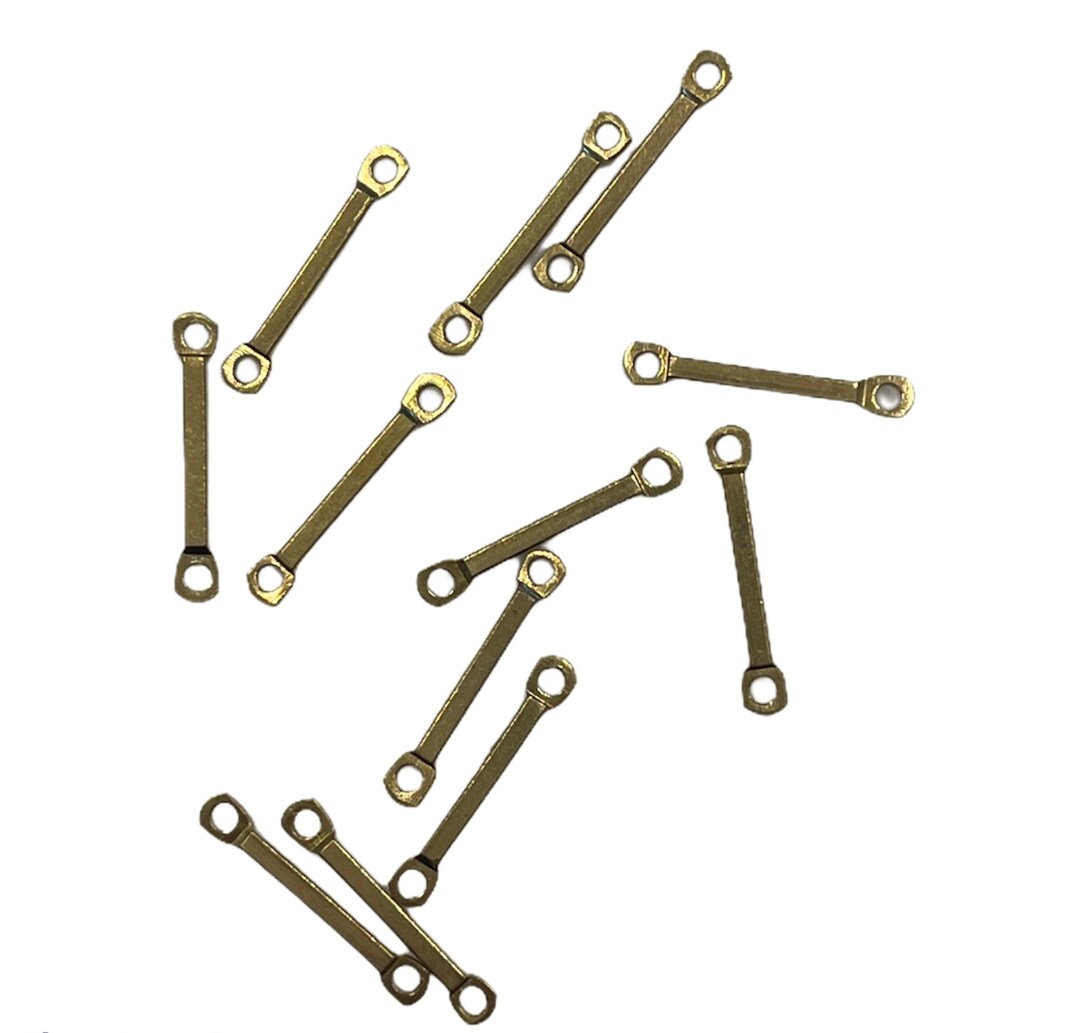 Gold Bar Brass Connectors for Jewelry, Earring Connectors, Jewelry ...