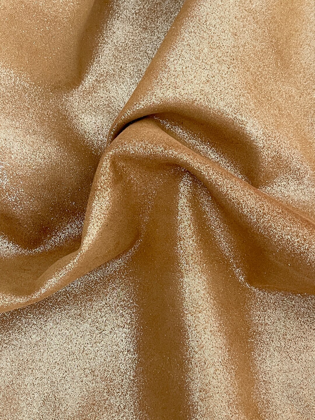 Burnt Orange Tan Sparkle Glitter Leather, Fine Glitter Leather ...