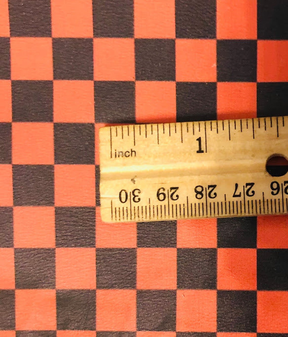 Checkered Leather Print Genuine Leather Sheets for Craft - Etsy