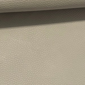 Ivory Grain Leather, Genuine Leather Sheets for Craft, Plain Leather ...