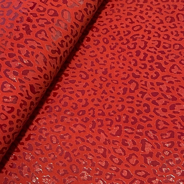 Red Leopard Print - Etsy