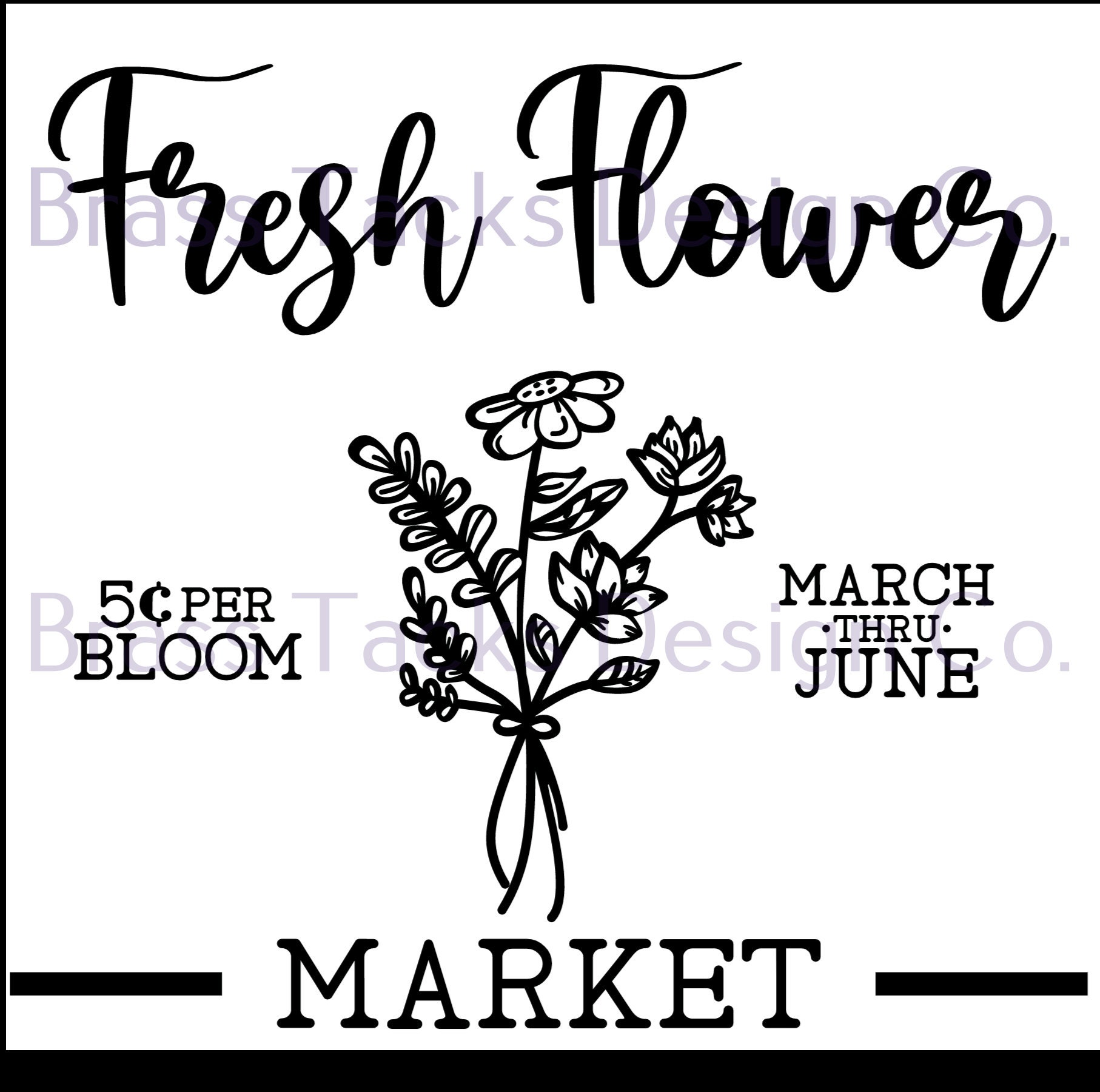 Spring Fresh Flowers - SVG/PNG Download Only - Etsy