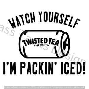 Twisted Tea SVG Download - Packing Iced - Etsy