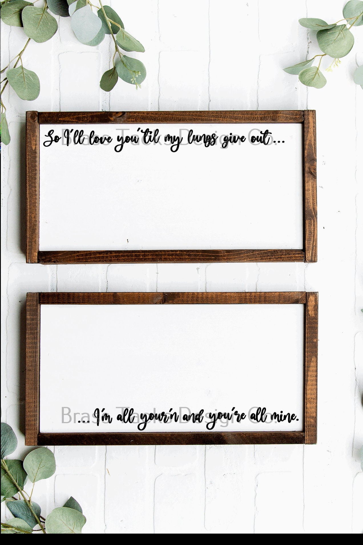 CUSTOM 2 Piece Lyric Sign SVG/PNG Files - Etsy