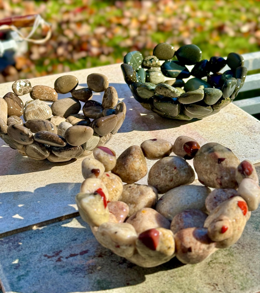 Handcrafted Rock Bowls – Michigan Pudding Stones, Coral Fossils, and ...