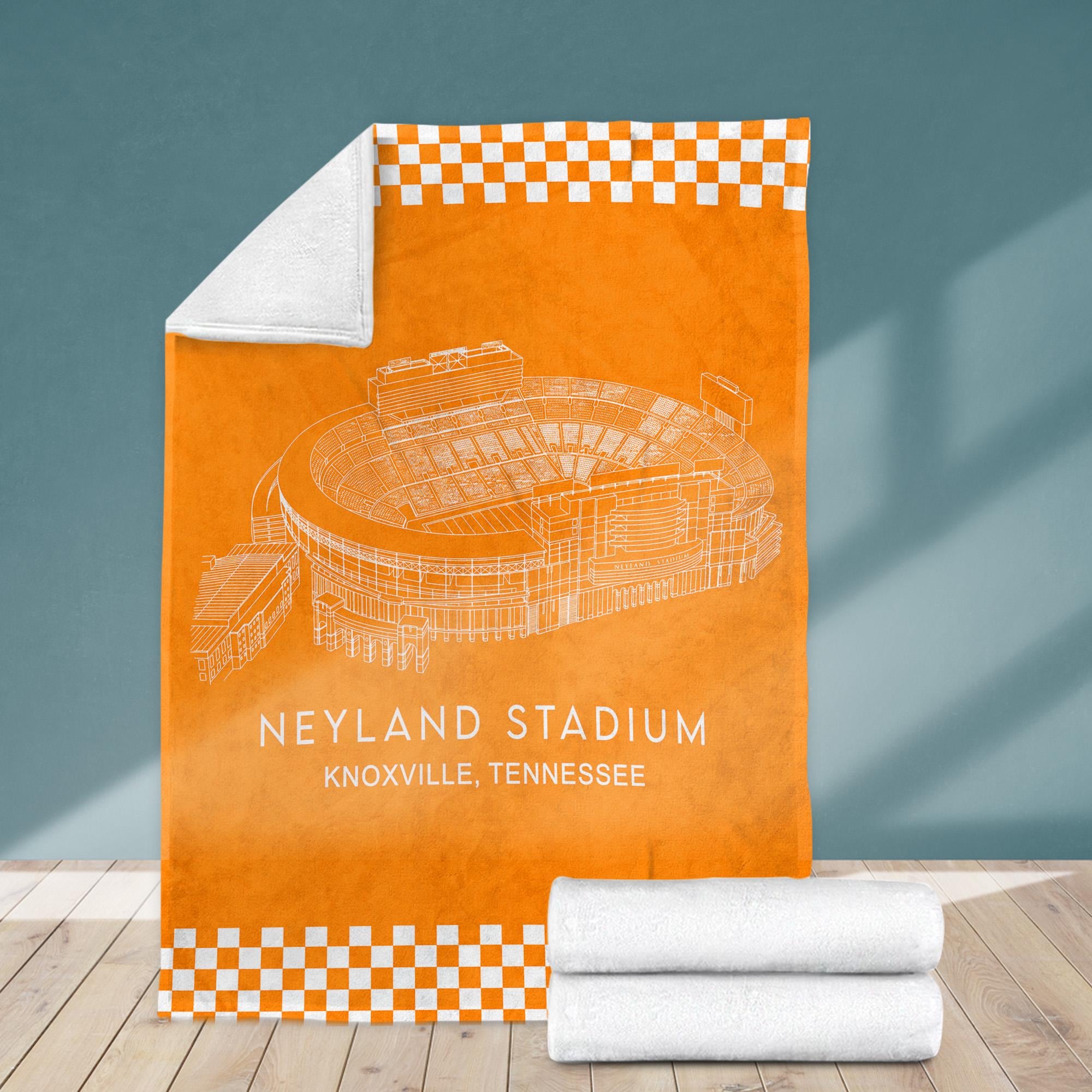 Neyland Stadium Blanket - Tennessee Football Stadium Blanket - Etsy