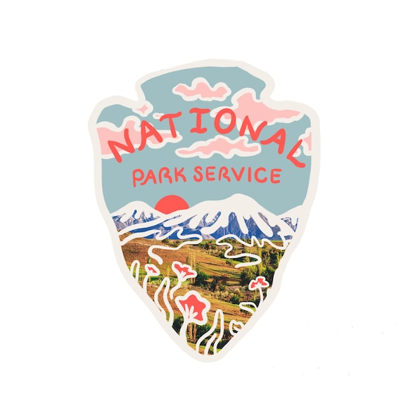 National Park Arrowhead Decal for Water Bottle Laptop - Etsy