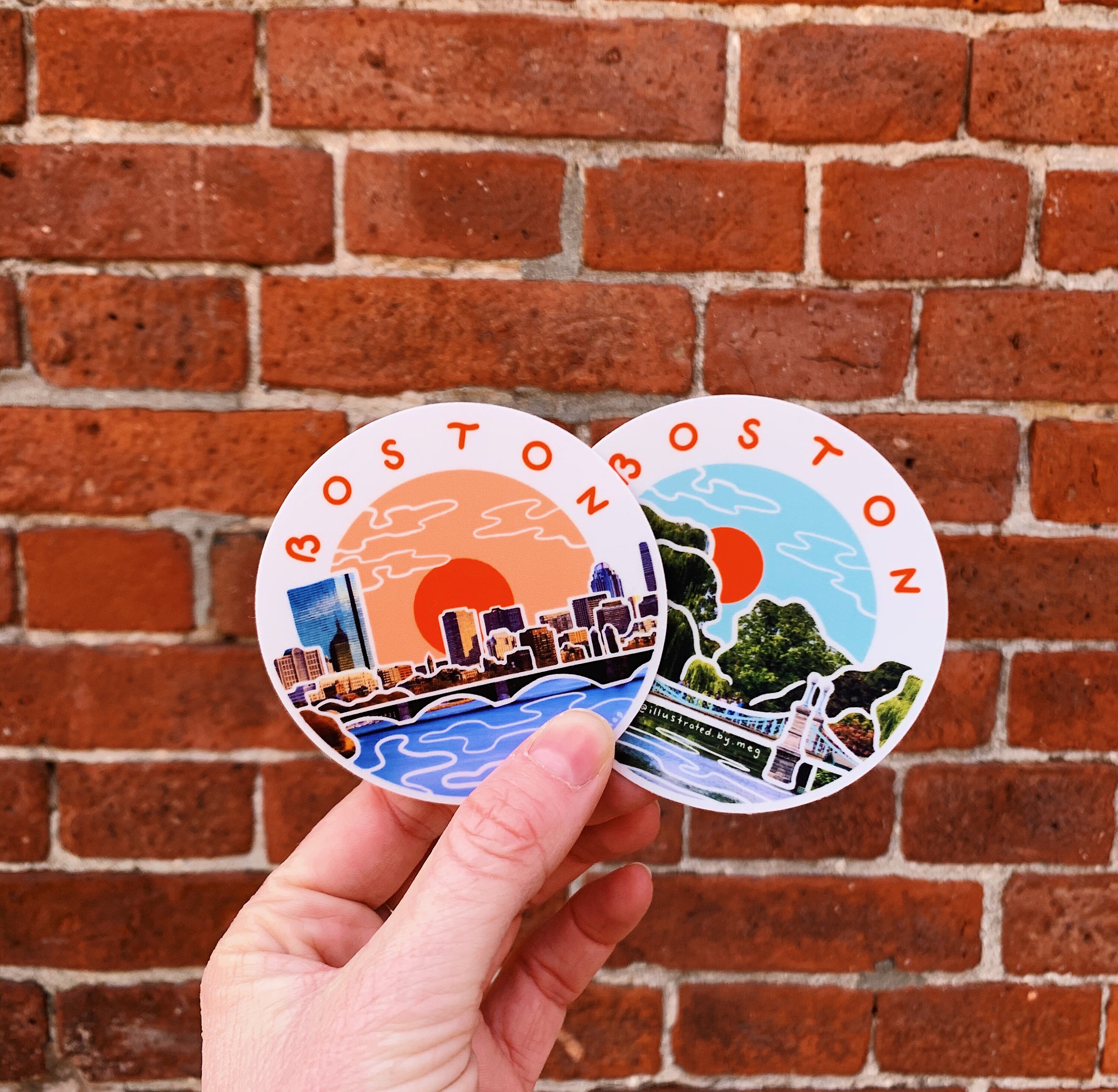 Boston Sticker - Etsy