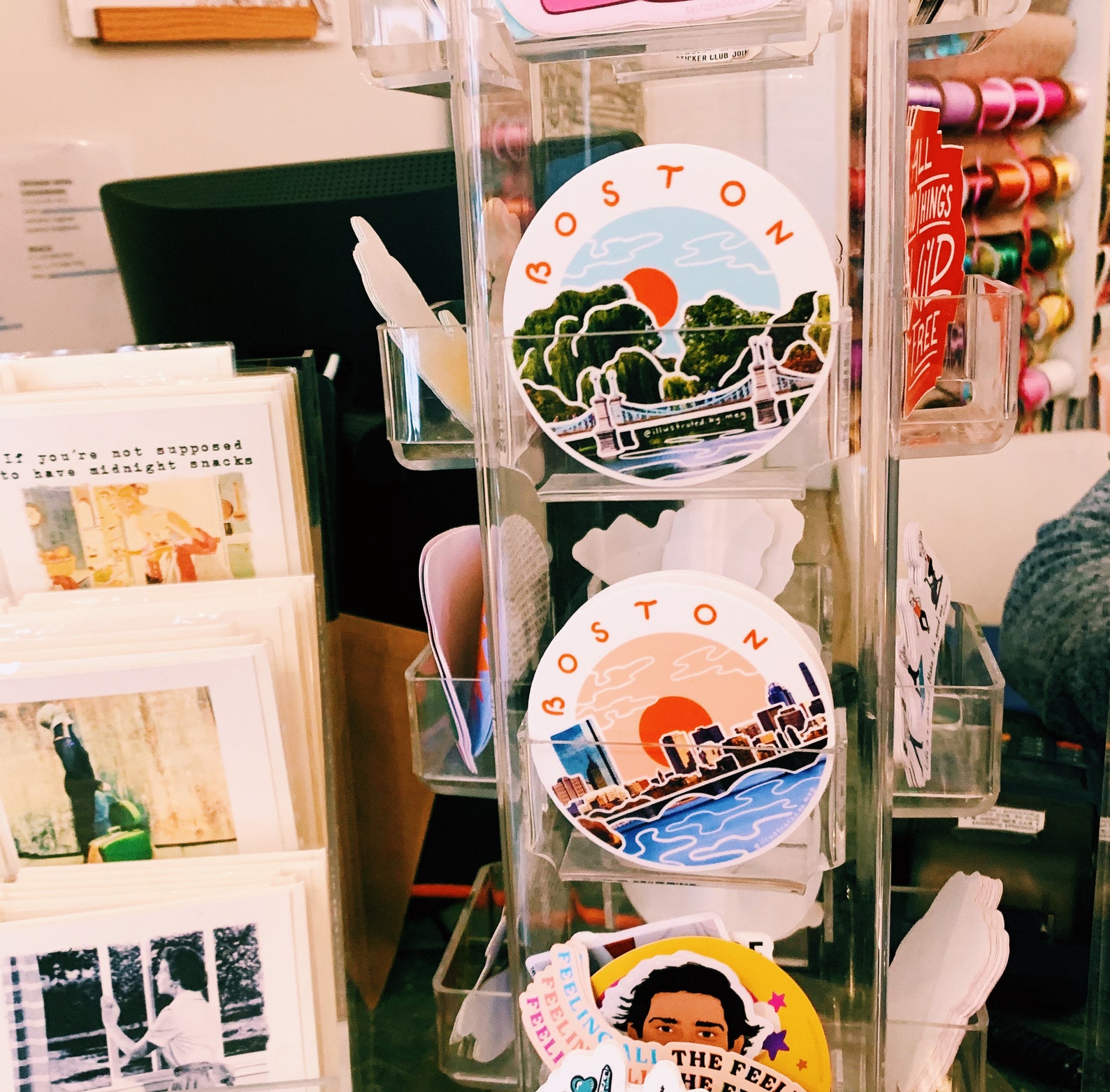 Boston Sticker - Etsy