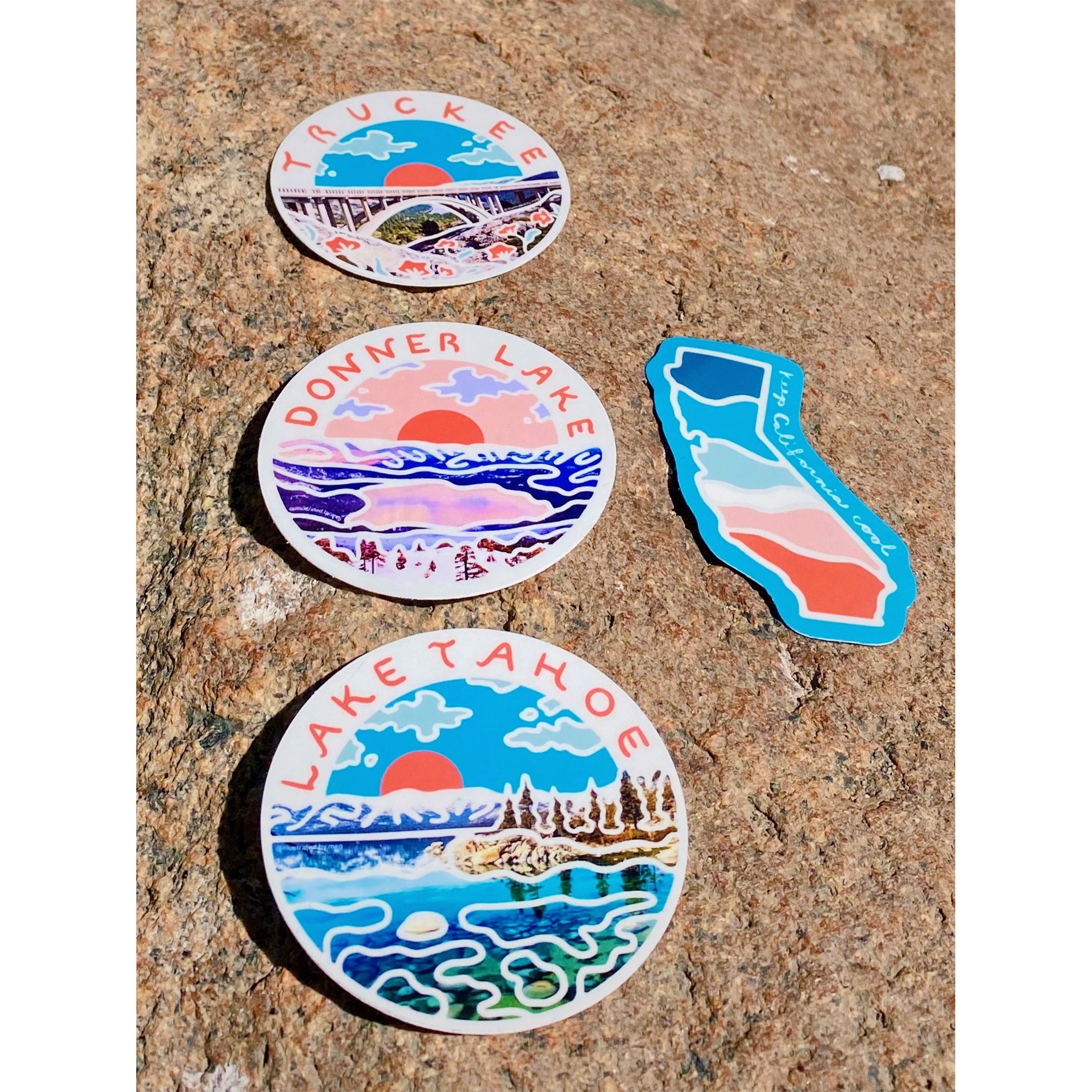 Lake Tahoe Sticker Decal for Water Bottle Laptop Sticker - Etsy