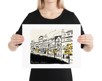 Boston Public Garden Print Boston Poster Boston Wall Art - Etsy