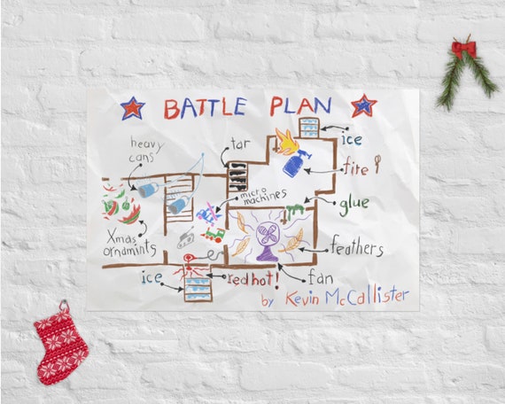 Home Alone Poster Battle Plan
