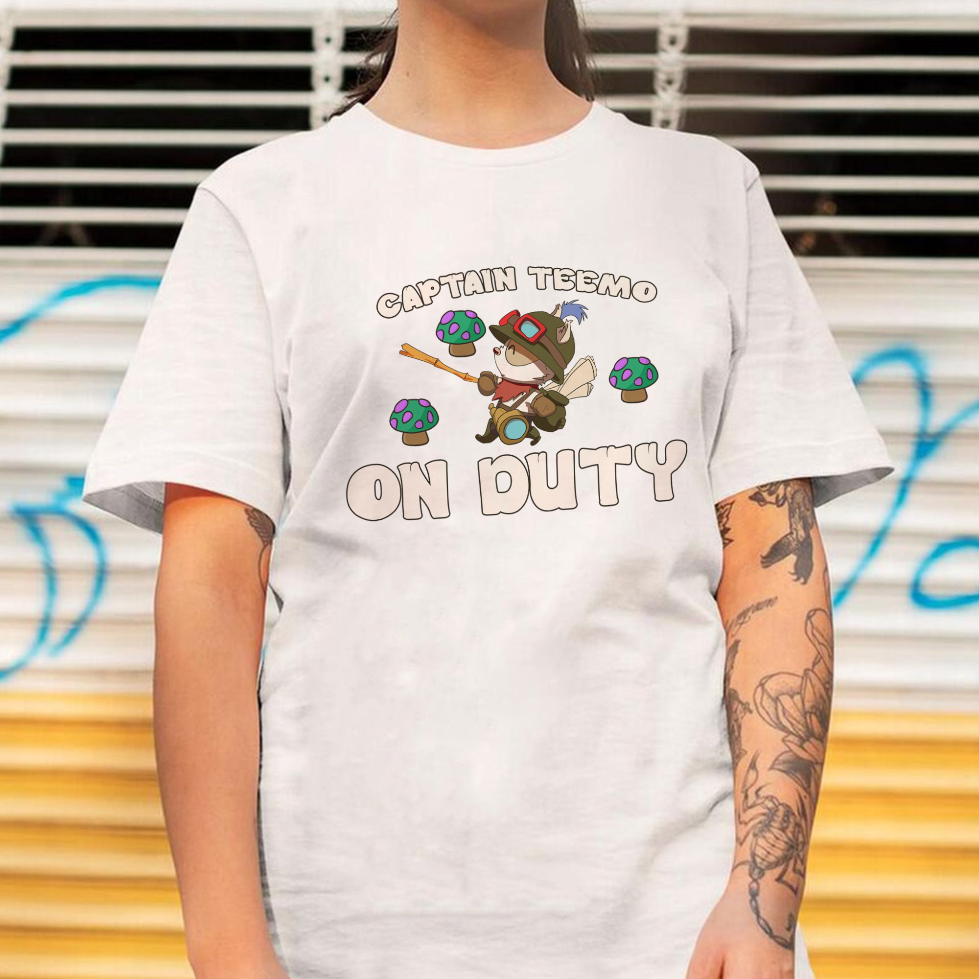 Captain Teemo on Duty League of Lengends Short-sleeve Unisex - Etsy