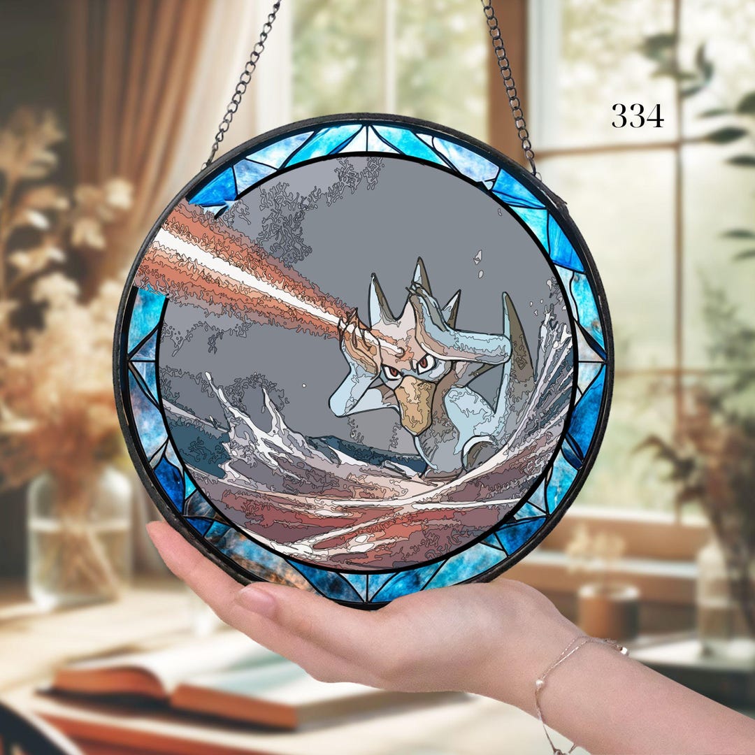 Handcrafted Hydro Beam Spooky Pokémon Window Art for Collectors & Fans ...