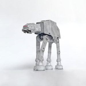 AT-AT Paper Model DIY Template | Machine Robot Papercraft Inspired by ...