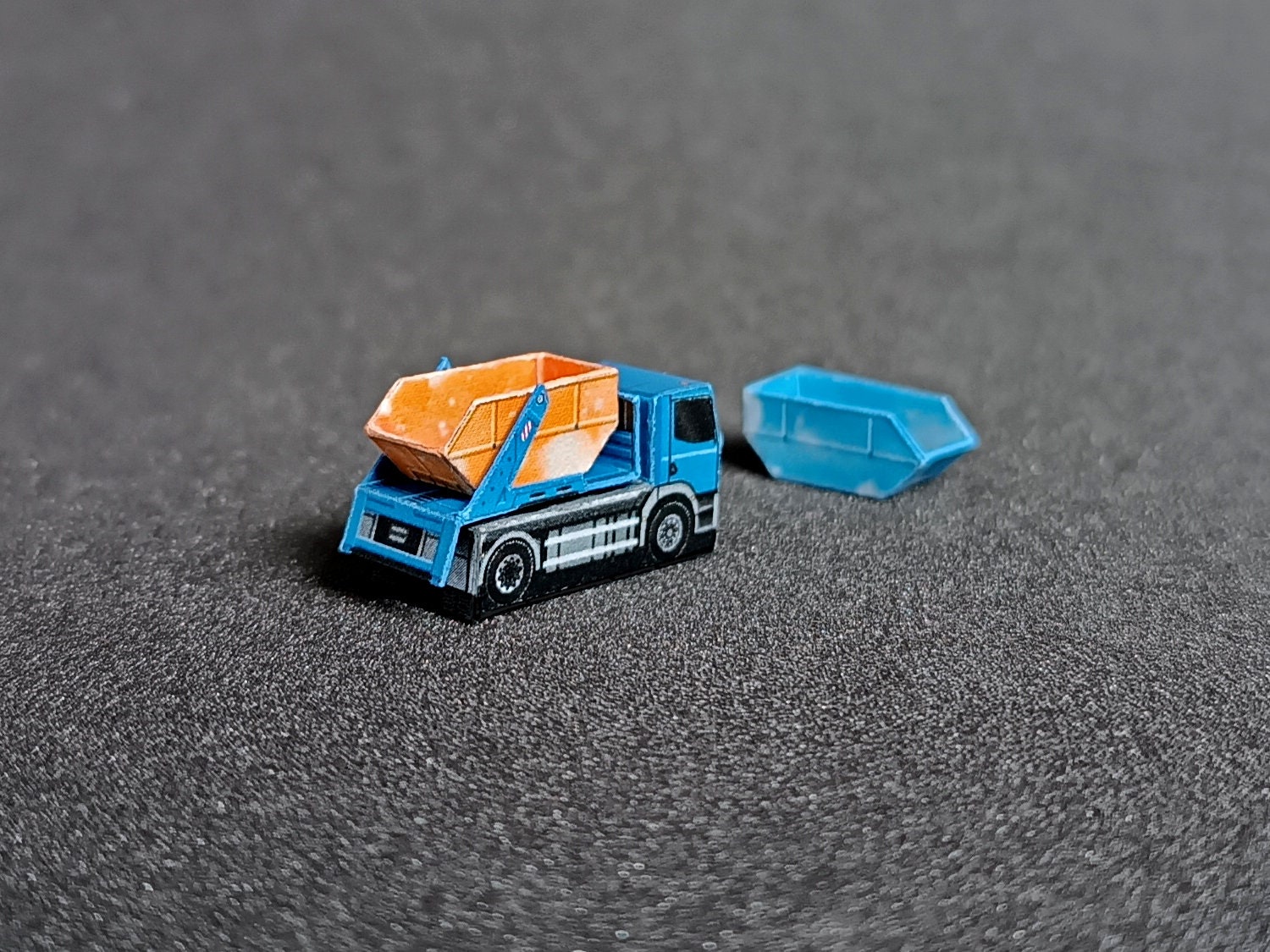 Skip Handler Paper Model DIY Template | Work Truck | Quality Texture ...