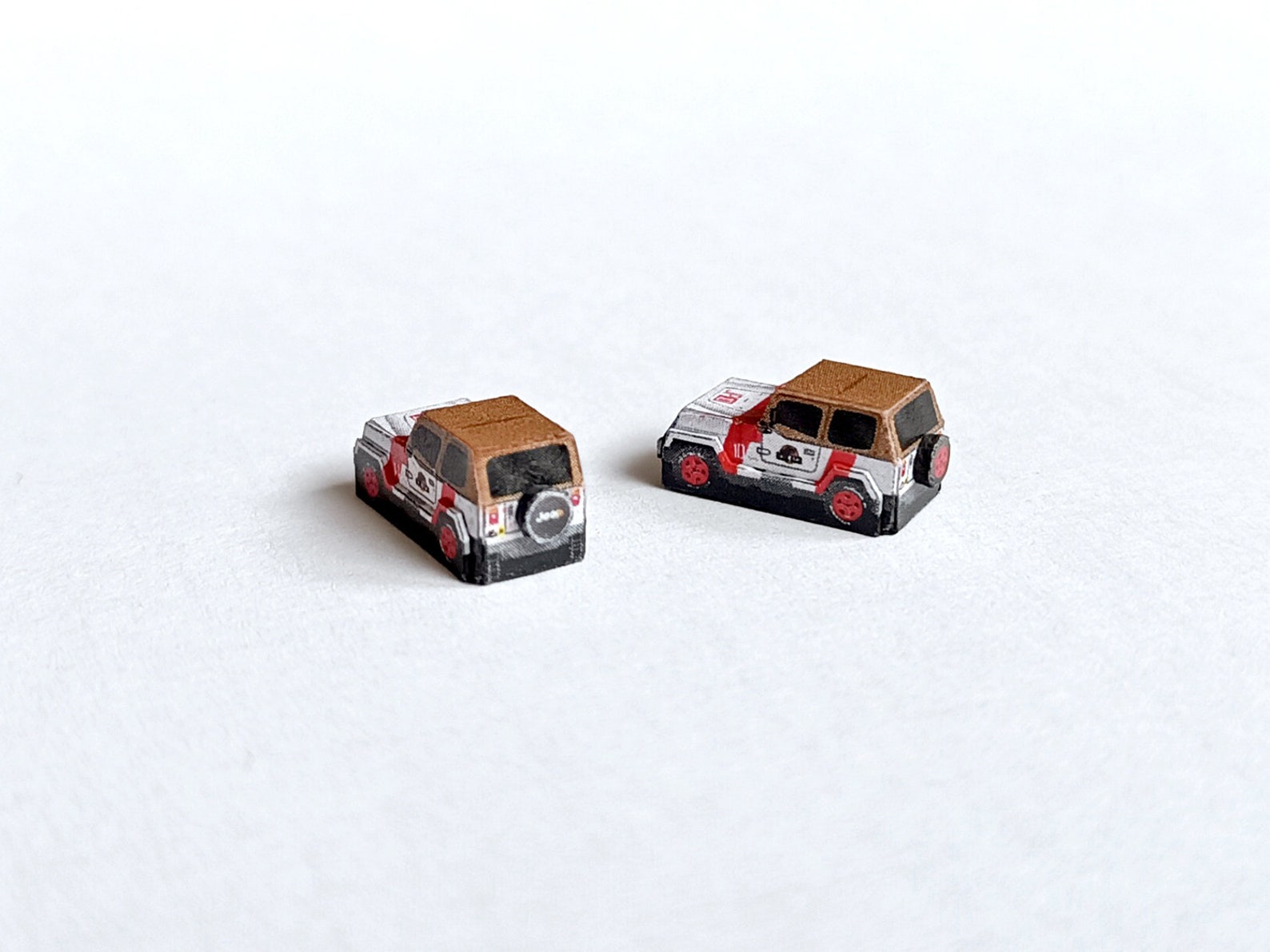 Jeep Wrangler Paper Model DIY Template | Famous Car From Iconic Movie ...