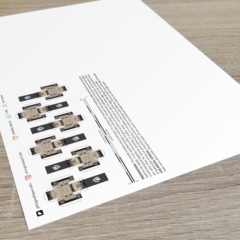 HMMWV Paper Model DIY Template | Humvee M1025 | Quality Texture ...