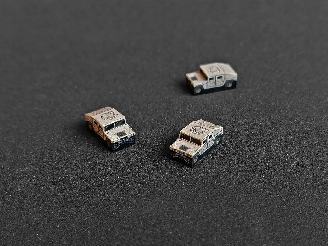 HMMWV Paper Model DIY Template | Humvee M1025 | Quality Texture ...