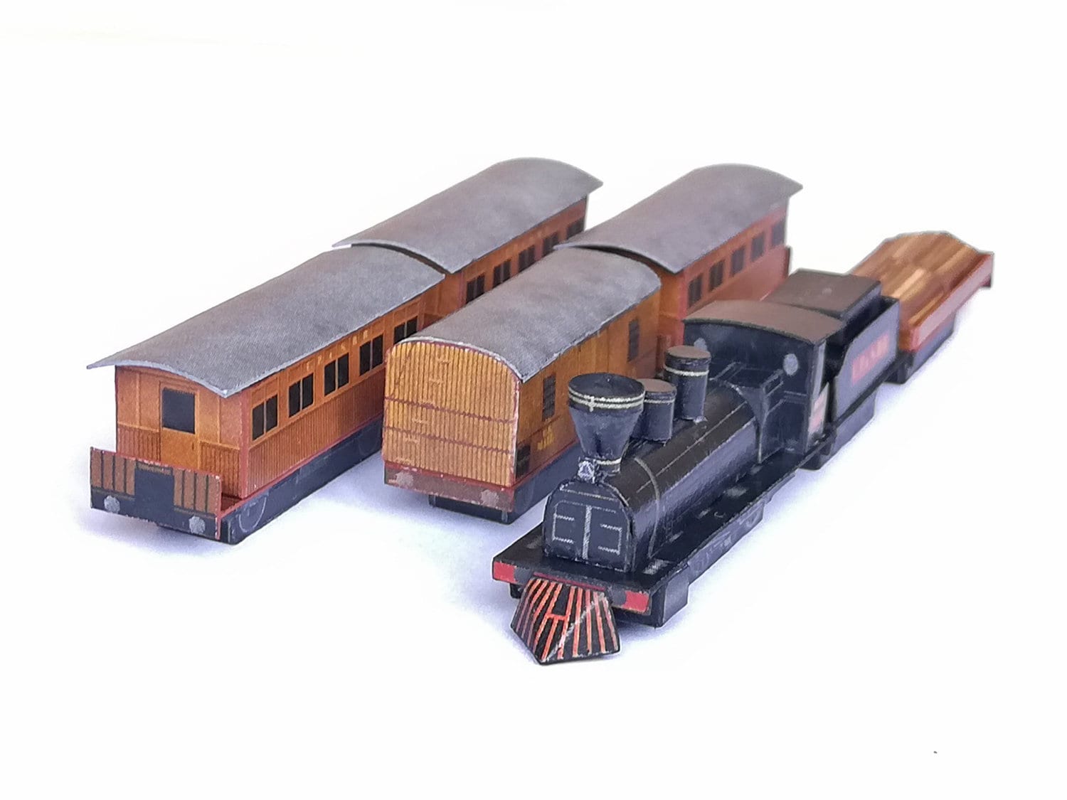 Steam Locomotive Paper Model DIY Template | Old Spanish Train ...