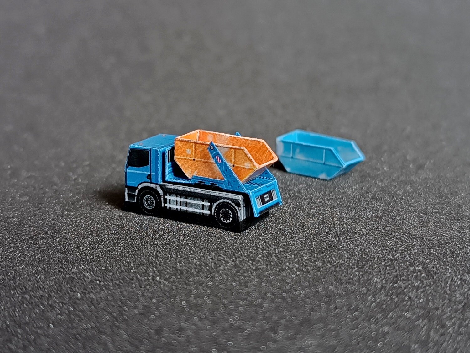 Skip Handler Paper Model DIY Template | Work Truck | Quality Texture ...