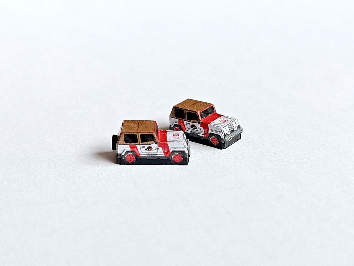 Jeep Wrangler Paper Model DIY Template | Famous Car From Iconic Movie ...