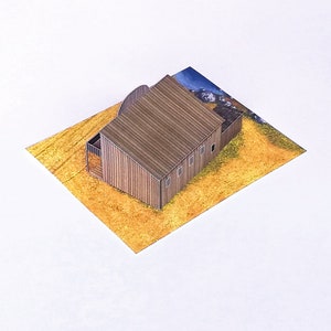 Saloon Paper Model DIY Template | Building Inspired by Computer Game ...