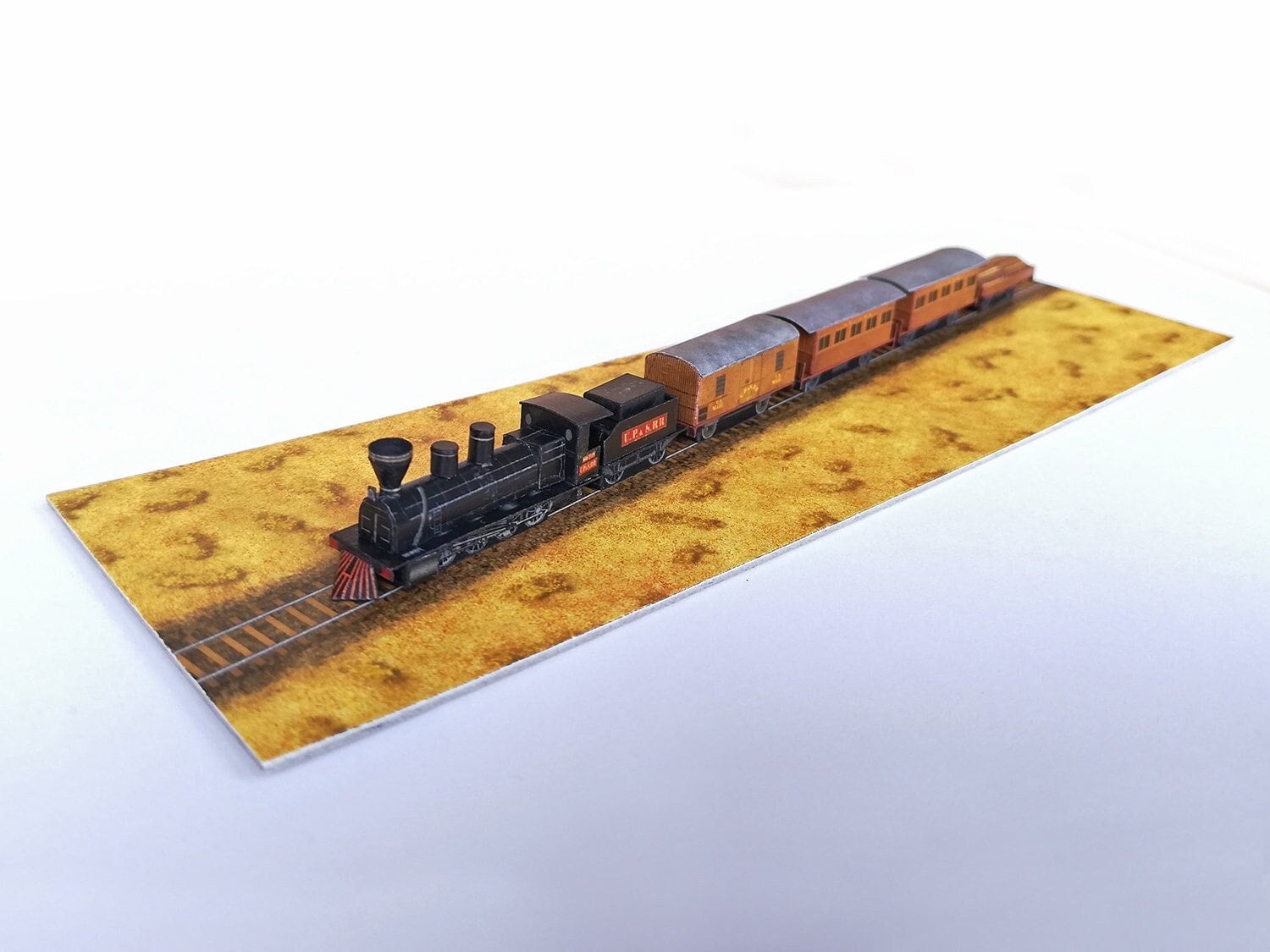 Steam Locomotive Paper Model DIY Template | Old Spanish Train ...
