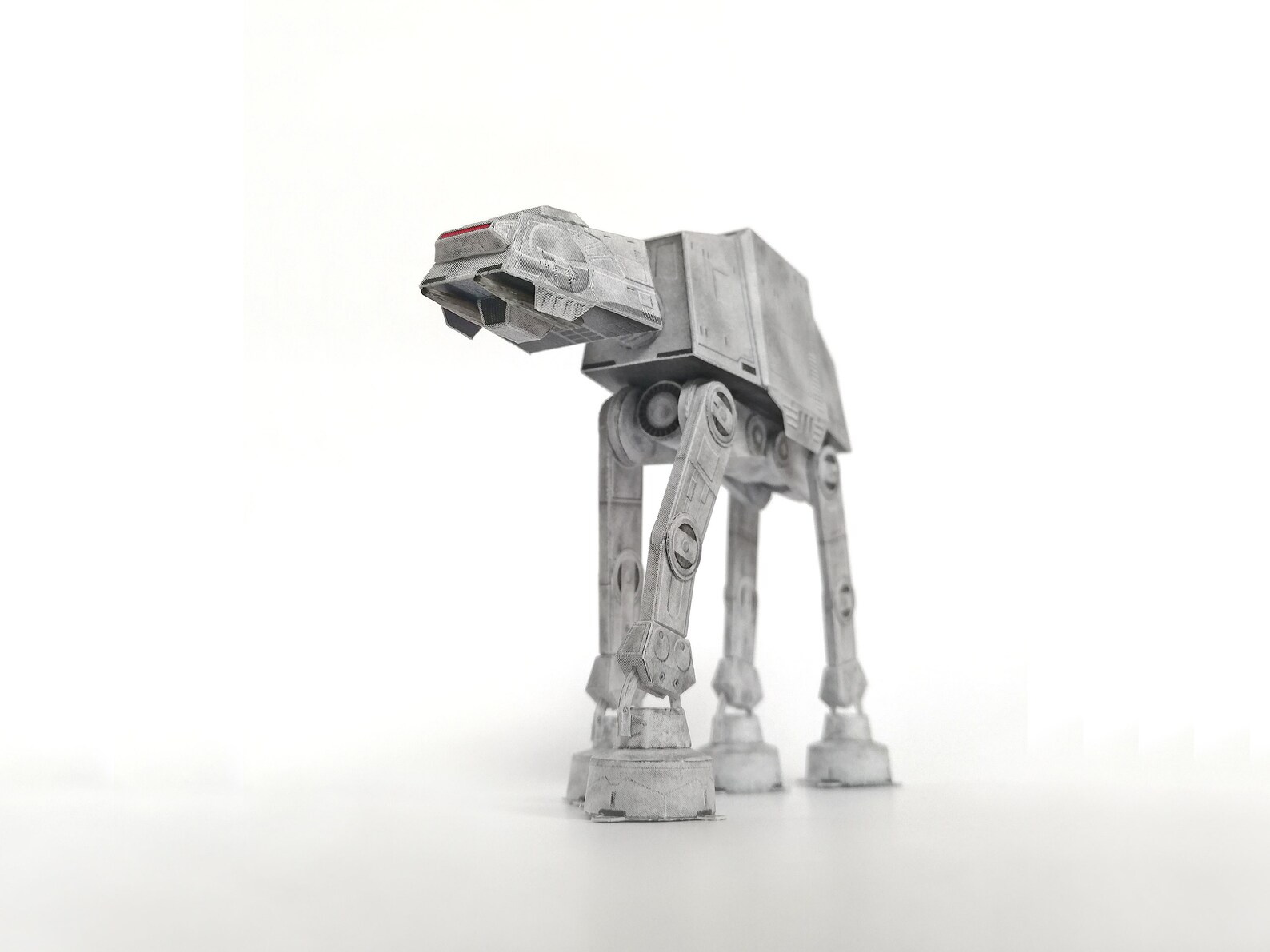 AT-AT Paper Model DIY Template Machine Robot Papercraft Inspired by ...