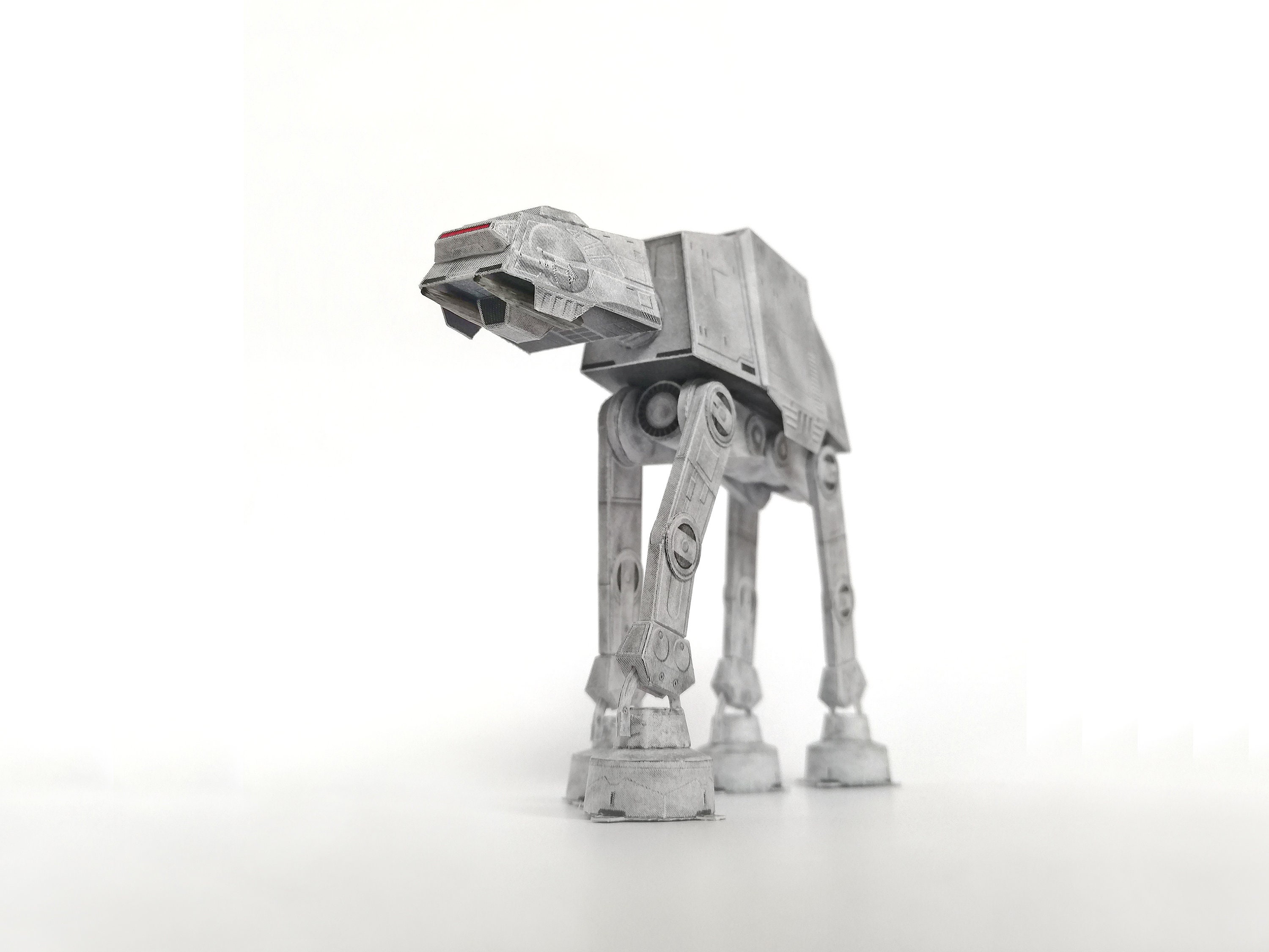 AT-AT Paper Model DIY Template | Machine Robot Papercraft Inspired by ...