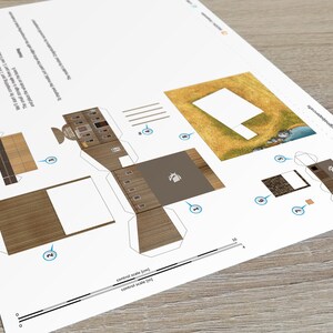 Saloon Paper Model DIY Template | Building Inspired by Computer Game ...