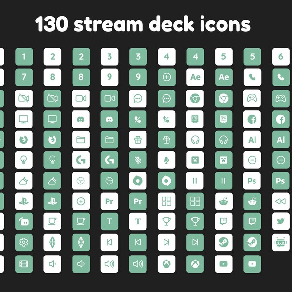 Stream Deck Icons - Etsy