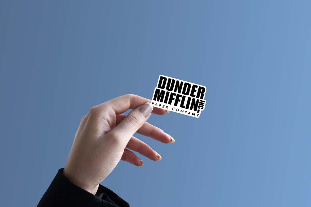 Dunder Mifflin Vinyl Sticker | the Office Logo Sticker | the Office ...