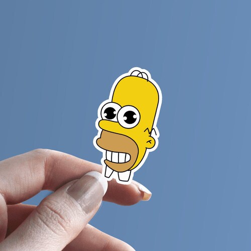 The Simpsons Vinyl Sticker Mr Sparkle Homer Simpson - Etsy