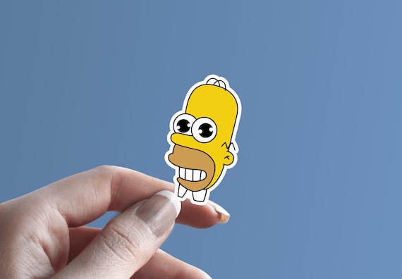 The Simpsons Vinyl Sticker Mr Sparkle Homer Simpson | Etsy
