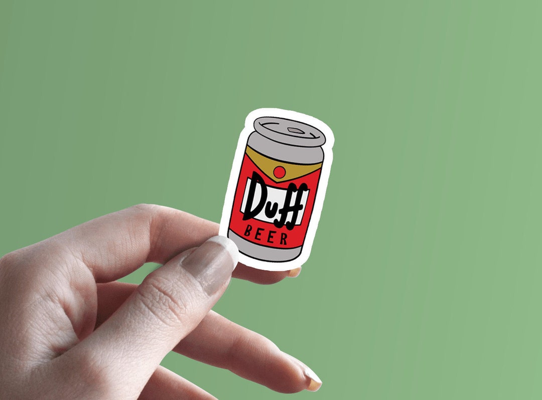 The Simpsons Vinyl Sticker | Duff Beer | Homer Simpson | Moe's Tavern ...