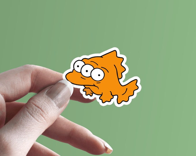 The Simpsons Vinyl Sticker | Blinky the Fish | Three-eyed Fish | Laptop ...