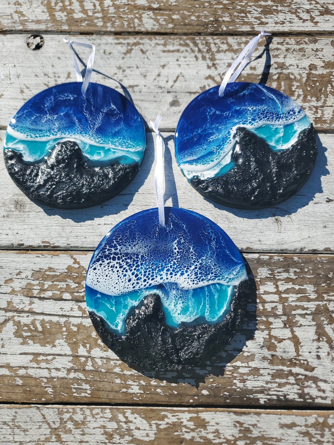 Ocean Ornament, Island Ornament, Beach Christmas Ornament, Hawaii ...