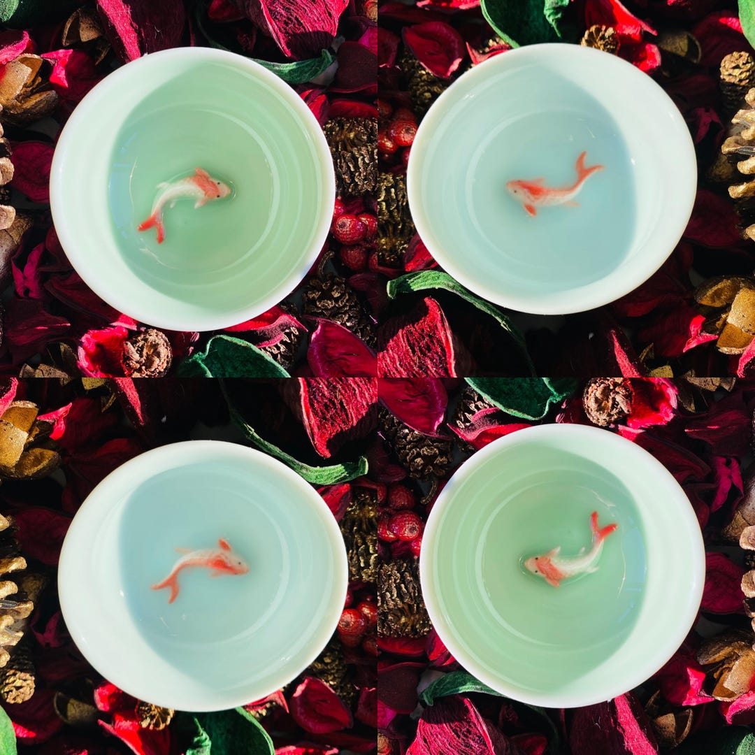 Elegant Koi Fish Porcelain Sauce Dishes – Perfect Touch for Sushi ...