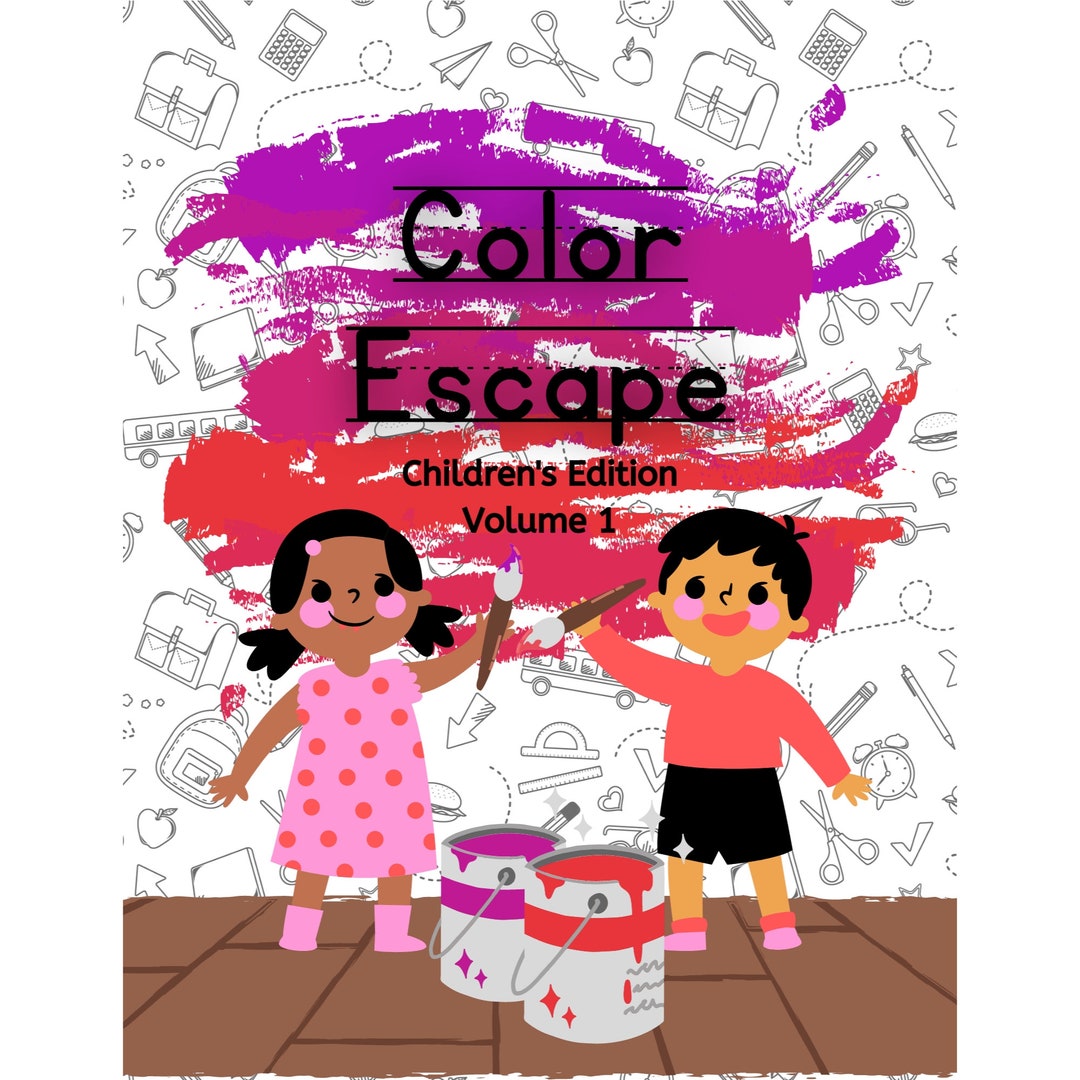 Color Escape: Children's Edition - Etsy