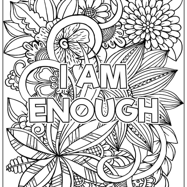Sample Coloring Page - Etsy