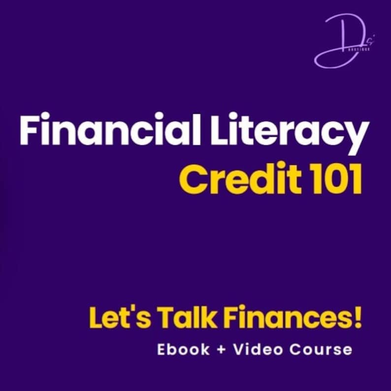 Financial Literacy (credit 101) - Etsy