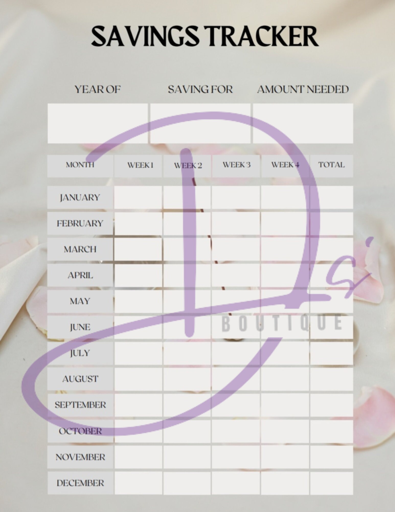 Budget and Savings Planner: Printable Templates - Etsy