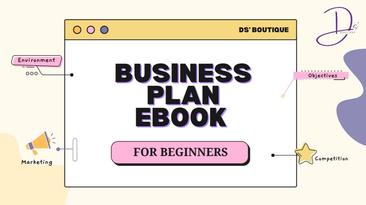 Business Plan Ebook for Beginners - Etsy