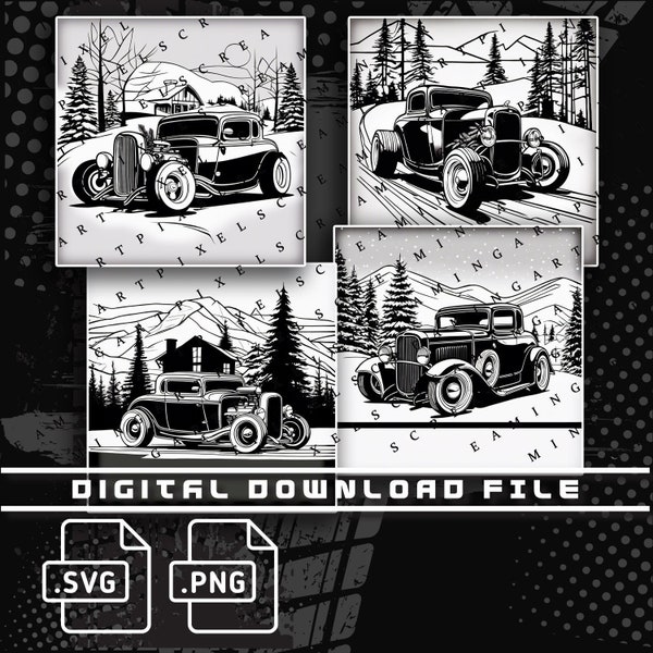 Rat Rod Svg - Etsy
